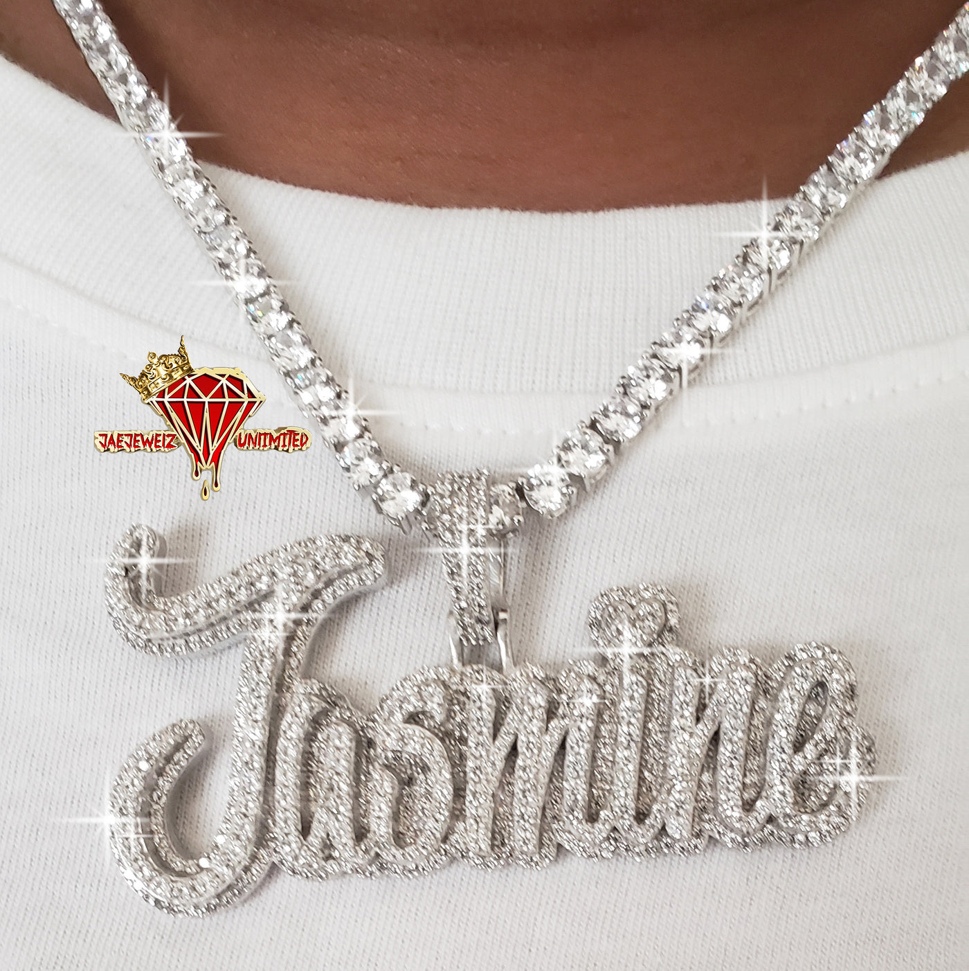 Double Layer Name Pendant – Jaejewelz