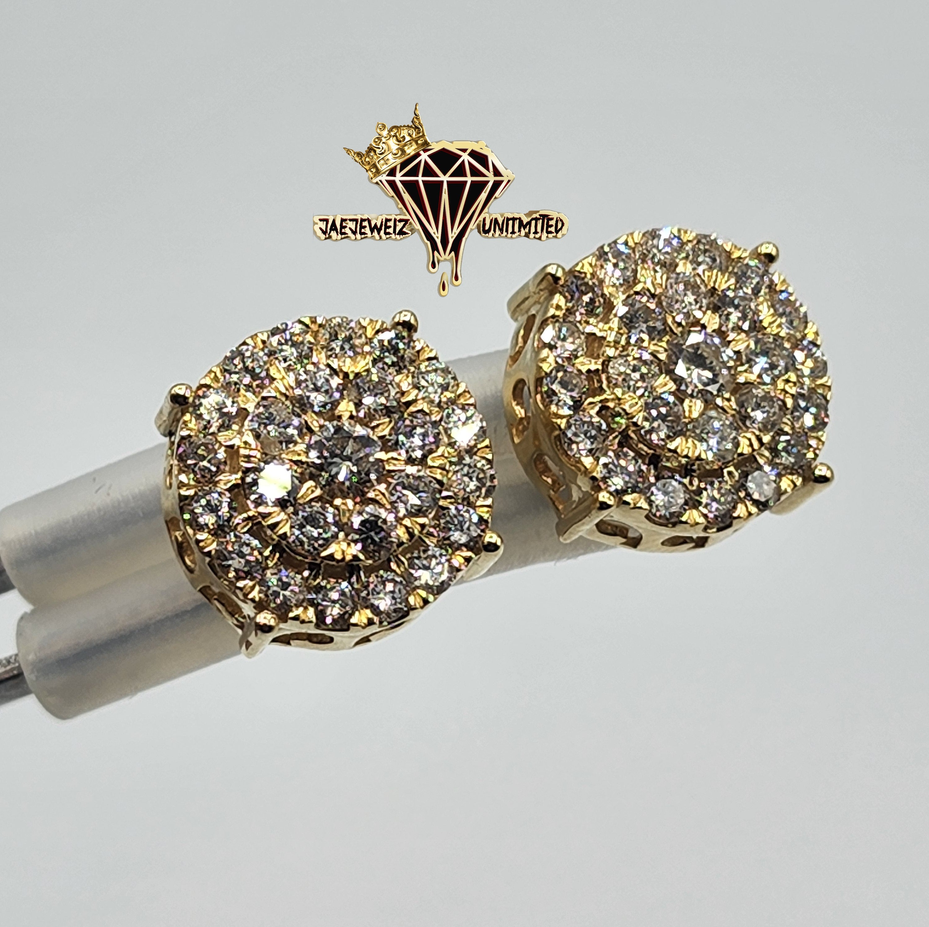 12mm King Crowns (10k Gold Diamond) – Jaejewelz